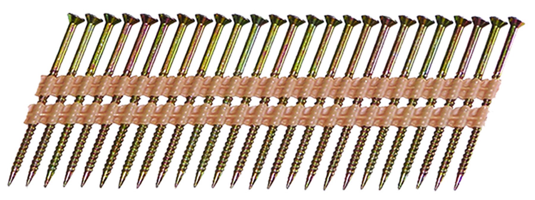 Flat Head Yellow Zinc 20°/22° Plastic Strip Ballistic NailScrews® – UFO ...