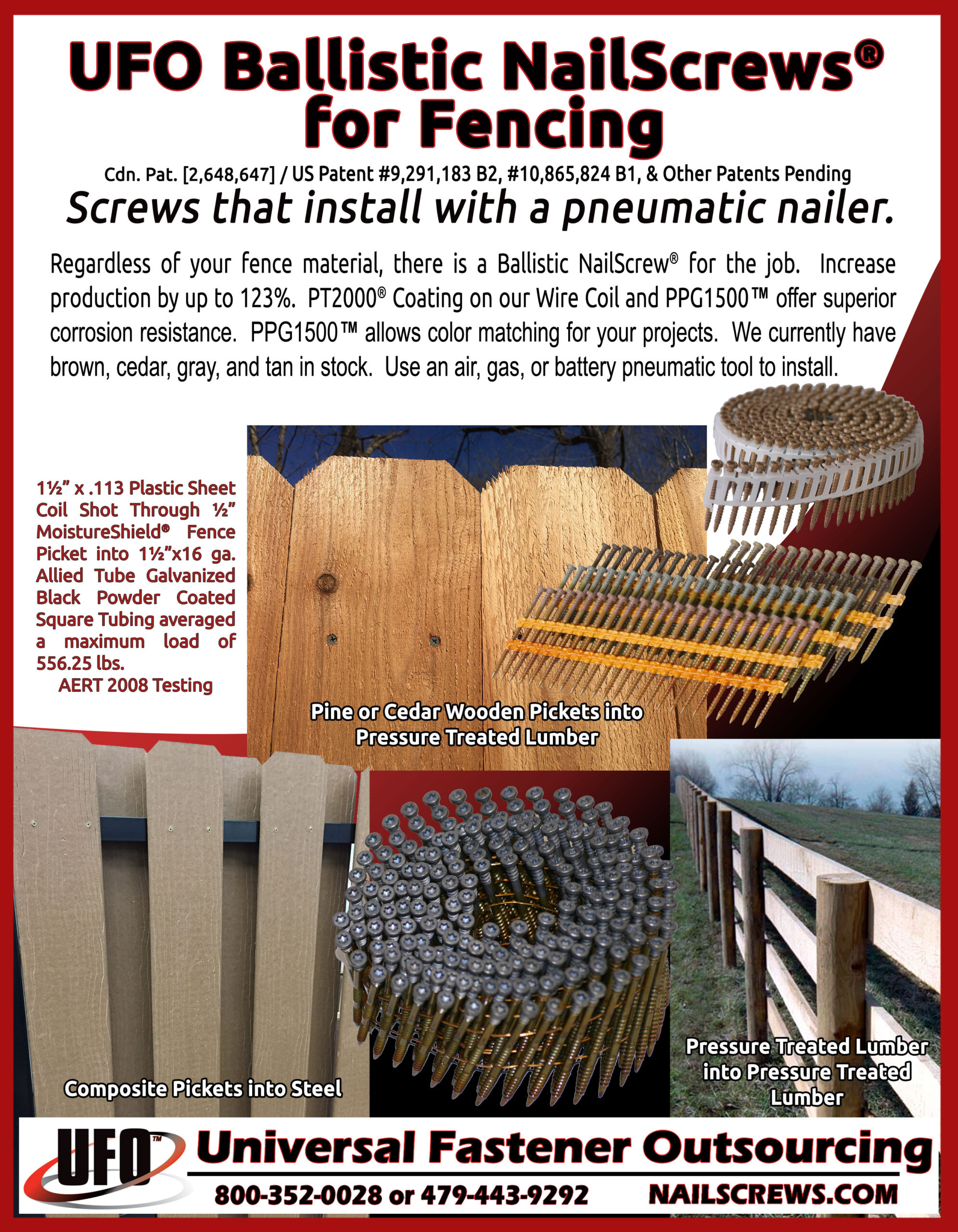 Literature – UFO Ballistic NailScrews®