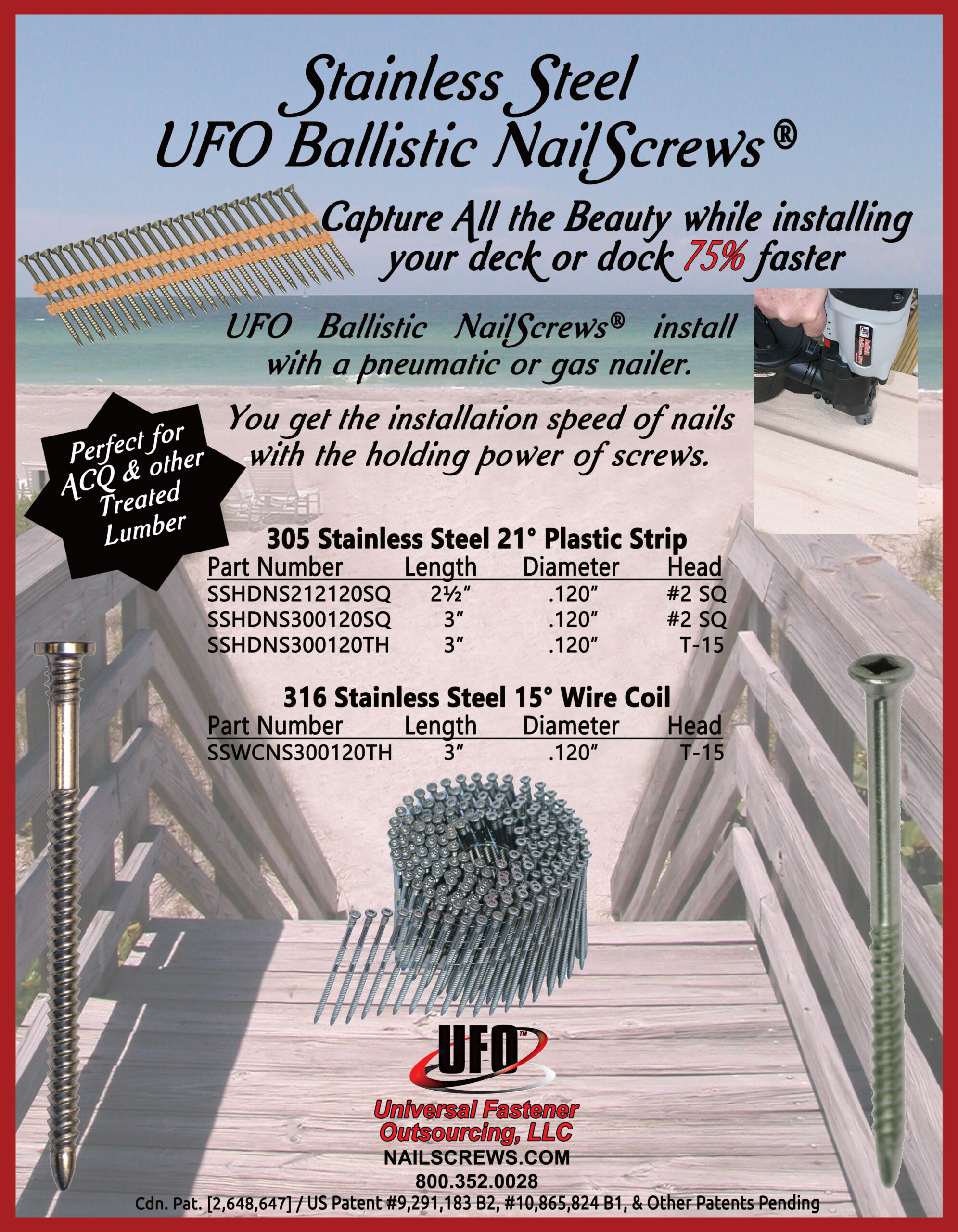 Literature – UFO Ballistic NailScrews®