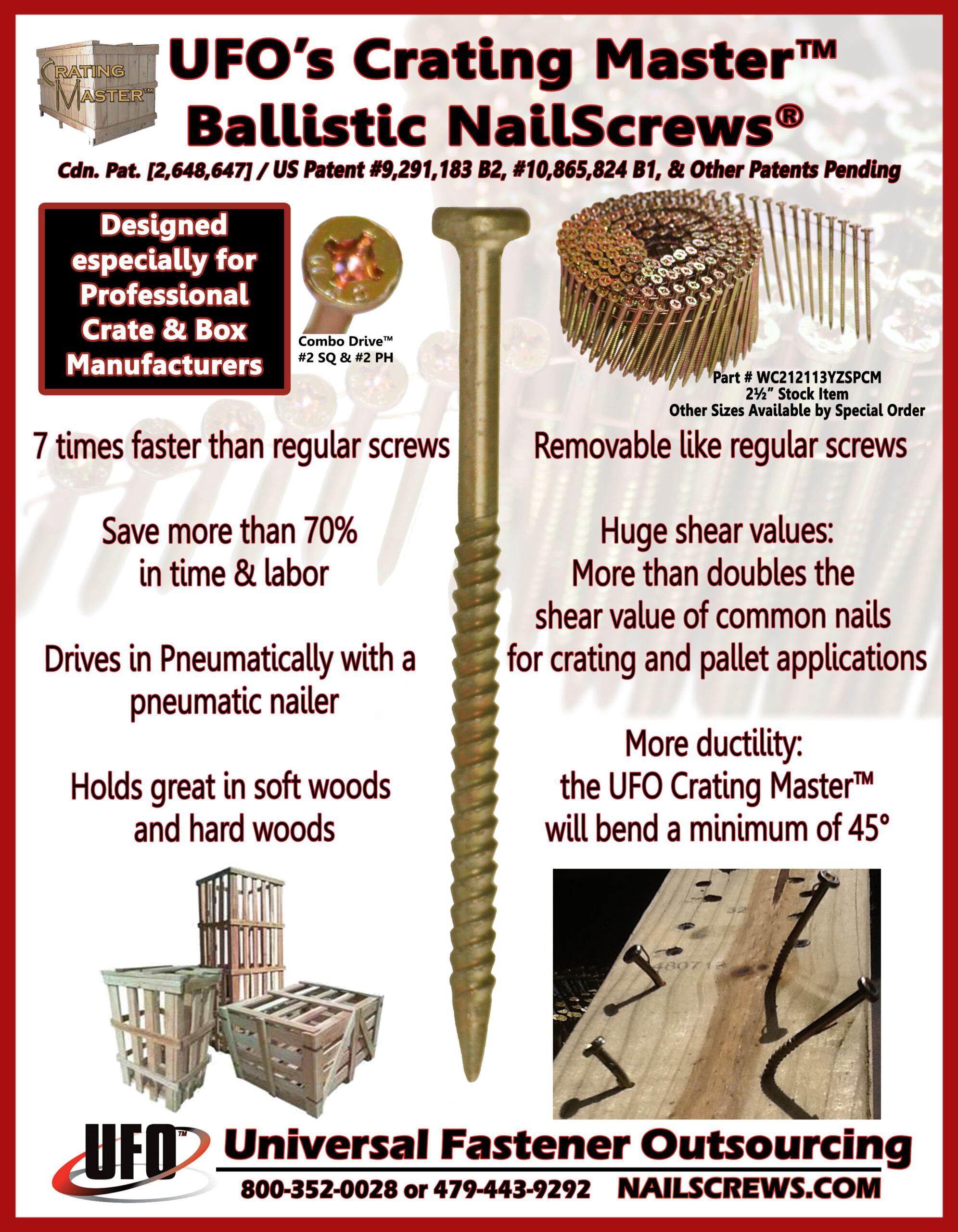 Literature – UFO Ballistic NailScrews®